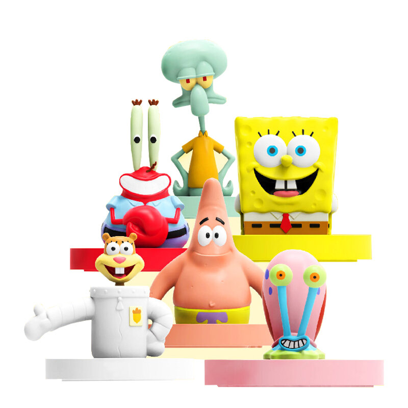Фигурки унисекс SUNNY&SANDY Губка Боб Загадочные коробки, 4 шт.