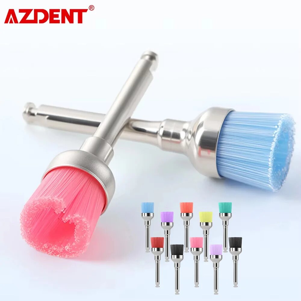 AZDENT нейлоновые щетки для полировки зубов 10 шт.