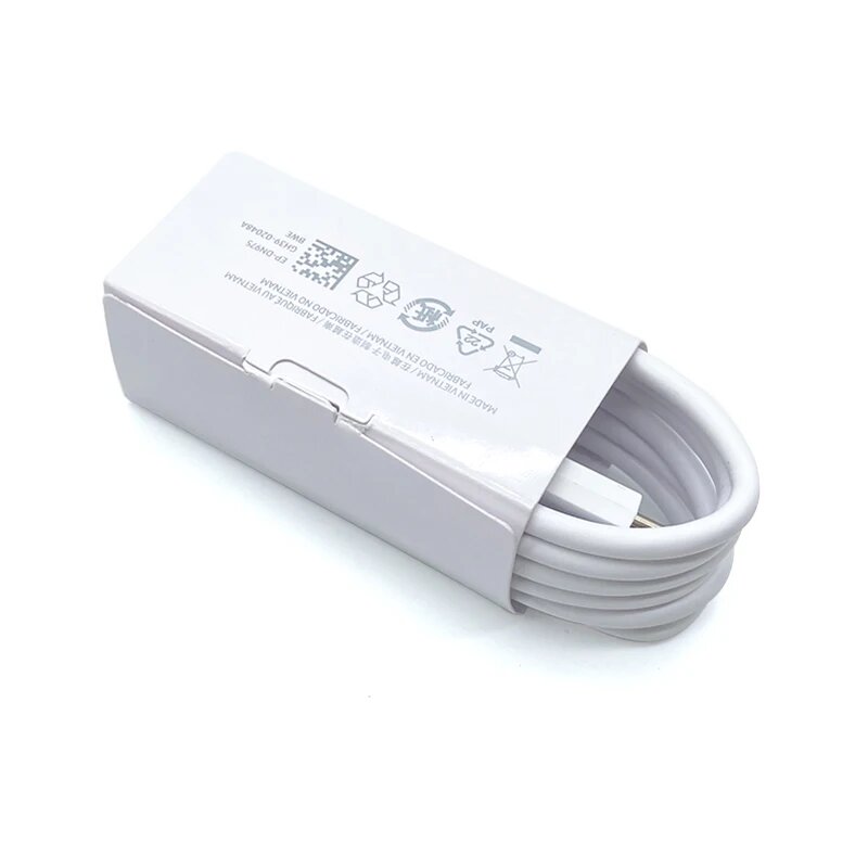 Samsung Galaxy S25 S24 S23 S22 S21 Ultra PD 45 Вт Супер зарядка USB C к USB Type C 5A Белый, White
