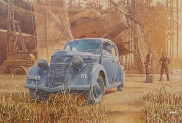 817 Roden Немецкий автомобиль Ford V8-G81A Special (1938) 1/35