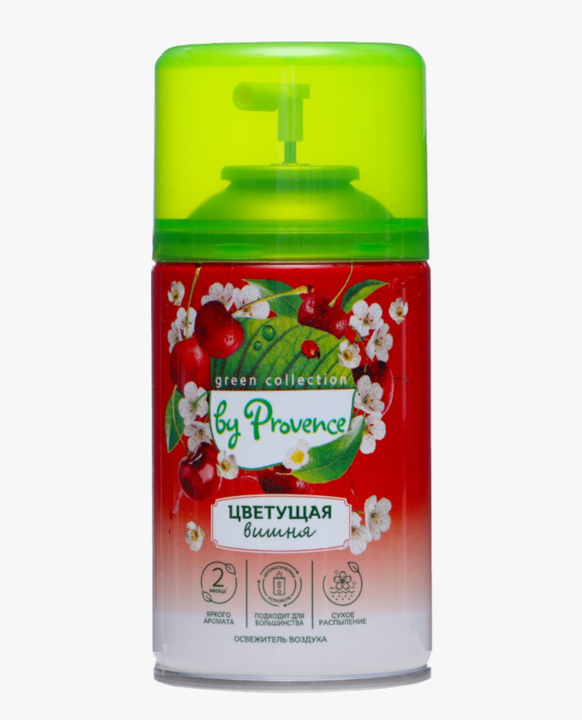 Освежитель воздуха Green collection by Provence, сменный баллон Цветущая вишня 250 мл.
