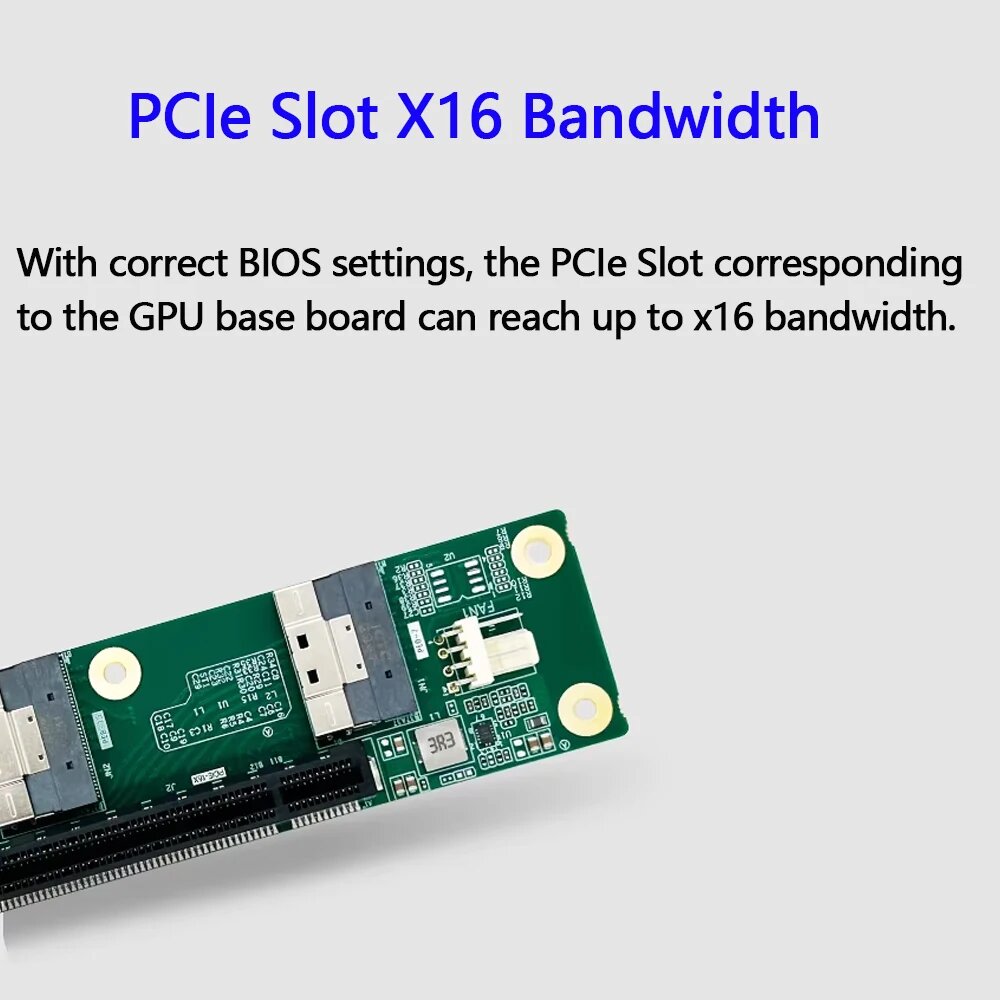 Райзер PCI-E 4.0 X16 8654 board — фото 1