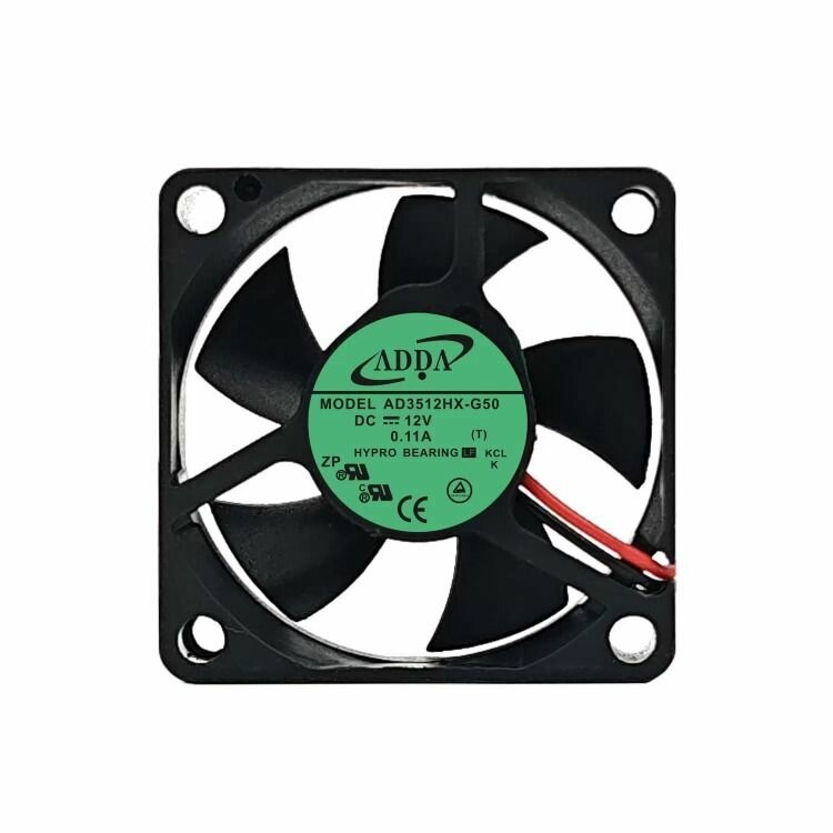 ADDA AD3512HX-G50 12VDC 0.11A 3510 2-проводной вентилятор охлаждения -