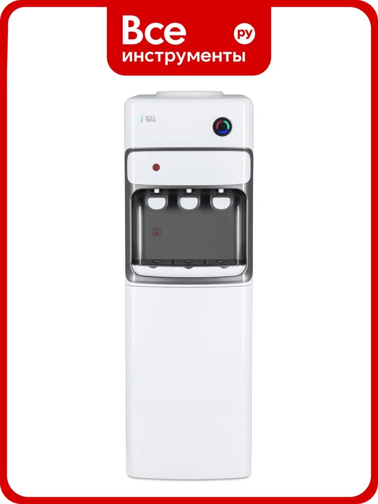 Кулер напольный ECOTRONIC K30-LCE white-grey 12967