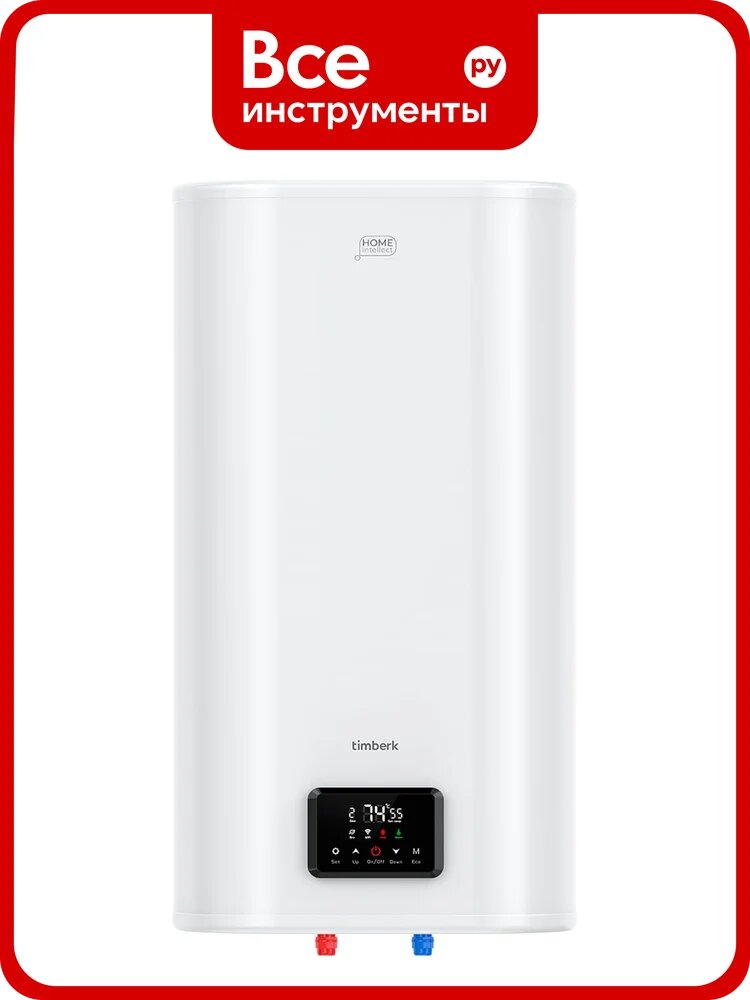 Накопительный водонагреватель Timberk c WiFi N72, 80л. T-WSS80-N72-V-WF