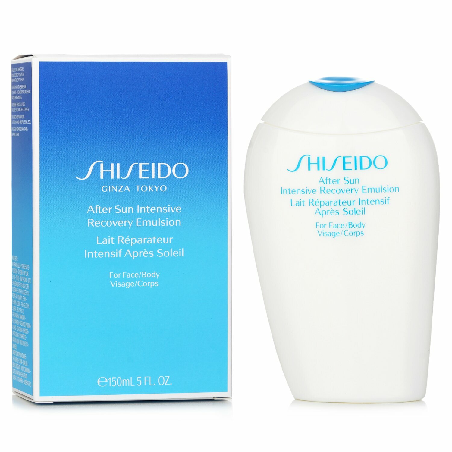 SHISEIDO Восстанавливающая эмульсия для ухода за кожей лица и тела после пребывания на солнце, 150 мл