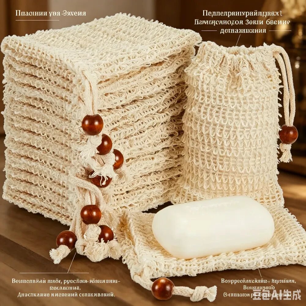 Мочалка для тела, 3 шт, для душа, ванны и бани - аксессуар для гигиенических процедур в домашних условиях