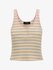 Топ AMIRI Striped tank top, размер 44, pink