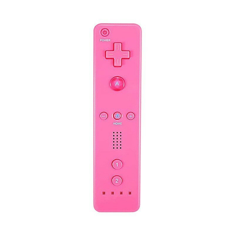 Контроллер для Nintendo Wii Remote, розовый цвет, без корпуса, портативная игровая приставка для консоли
