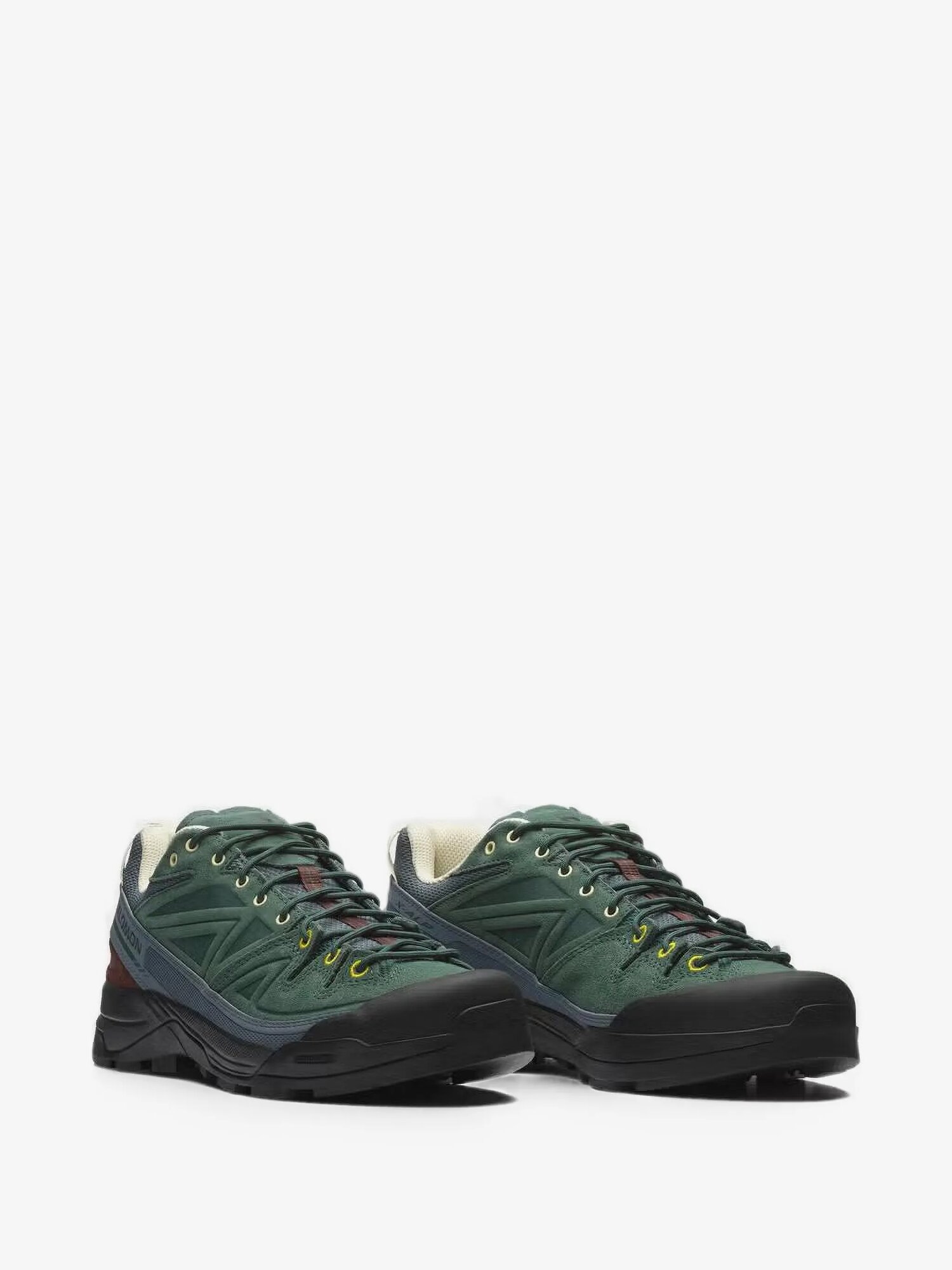 Кроссовки Salomon X-ALP leather sneakers, размер 6.5 UK, зеленый — фото 1
