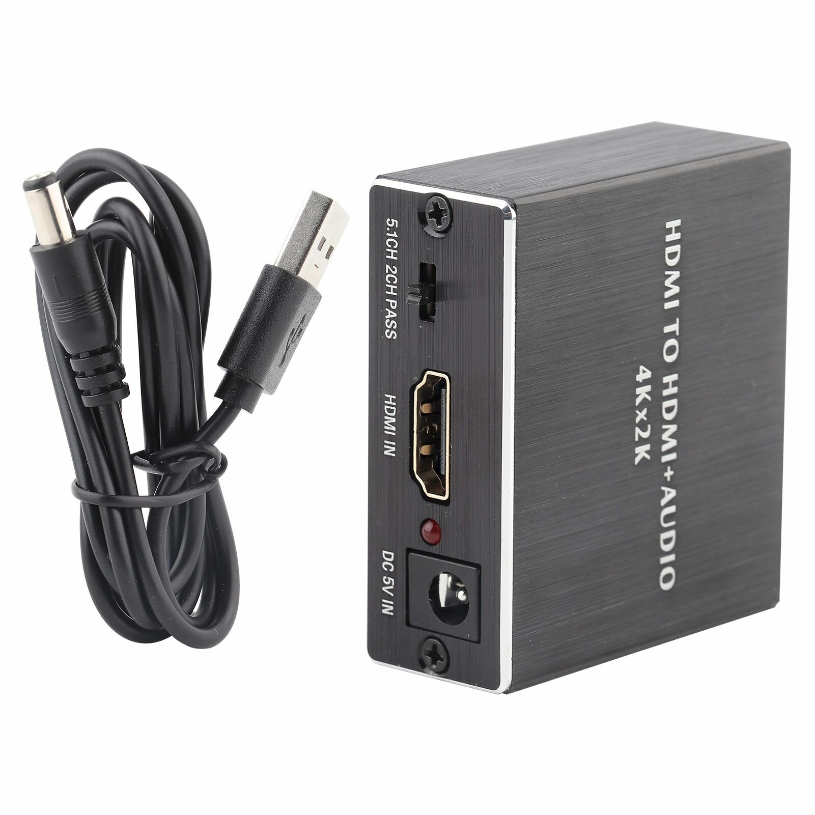 4K HDMI Audio Splitter Converter Extractor 2K HDMI-HDMI SPDIF 3,5-мм адаптер аудиовыхода