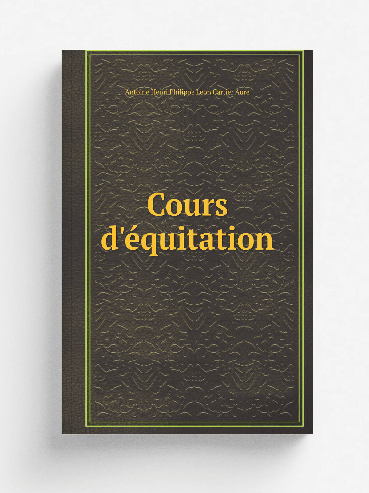 Cours d'. quitation