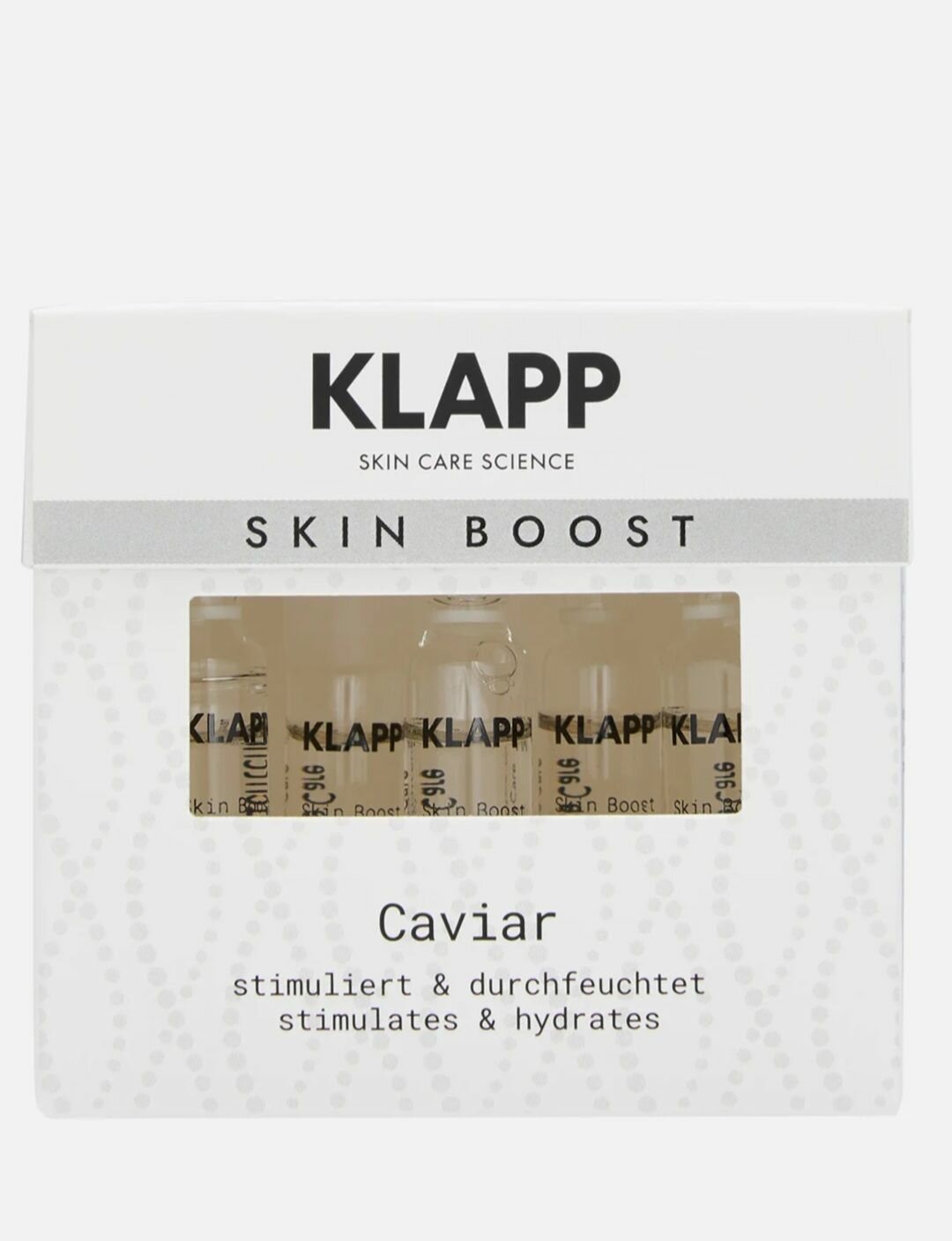 Сыворотка для лица в ампулах KLAPP SKIN CARE SCIENCE concentrate skin boost