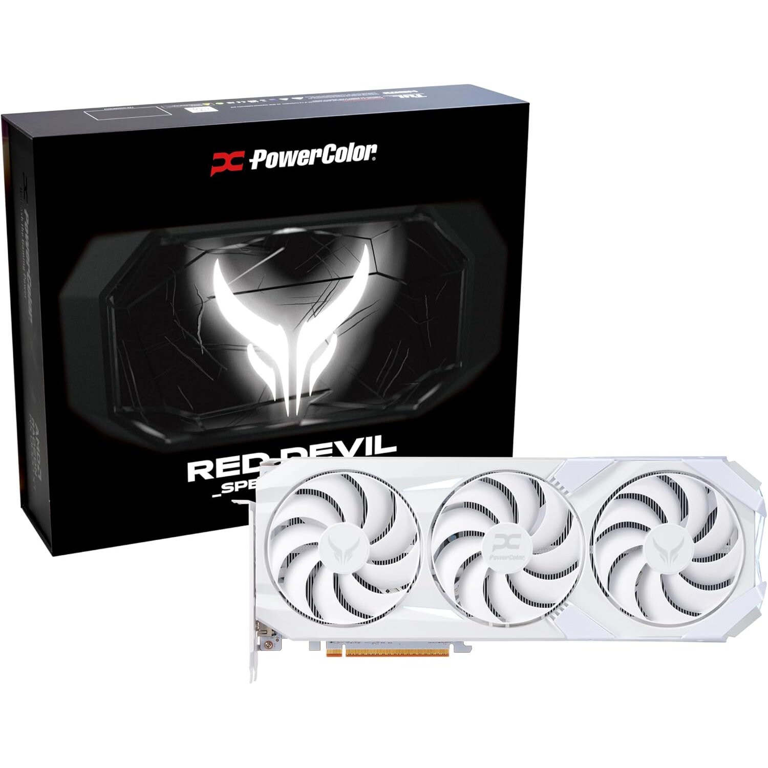 PowerColor Red Devil White AMD Radeon RX 9070 XT 16GB GDDR6 256 bit GPU