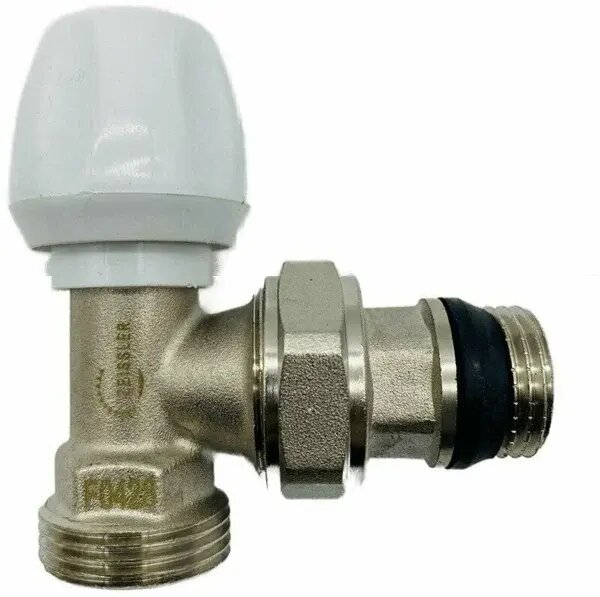 Вентиль терморегулирующий ручной угловой 1/2 x3/4 евроконус Zeissler