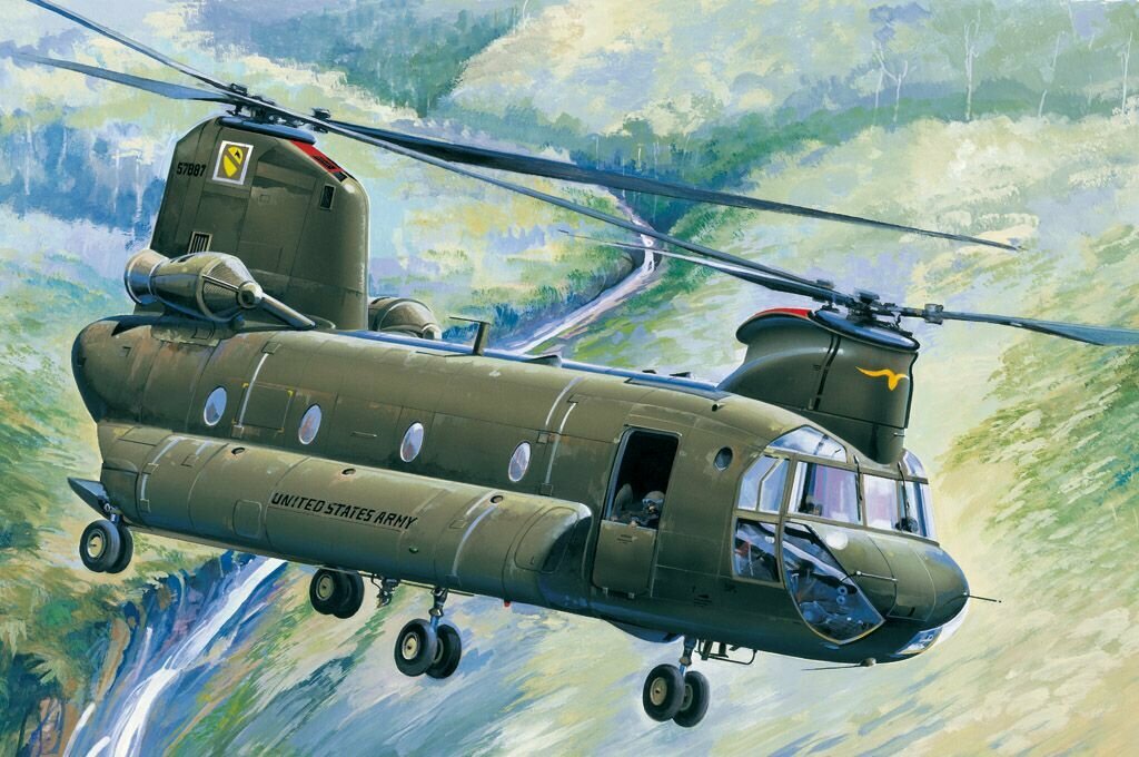 Hobby boss 81772 1/48 Американский вертолет CH-47A Чинук