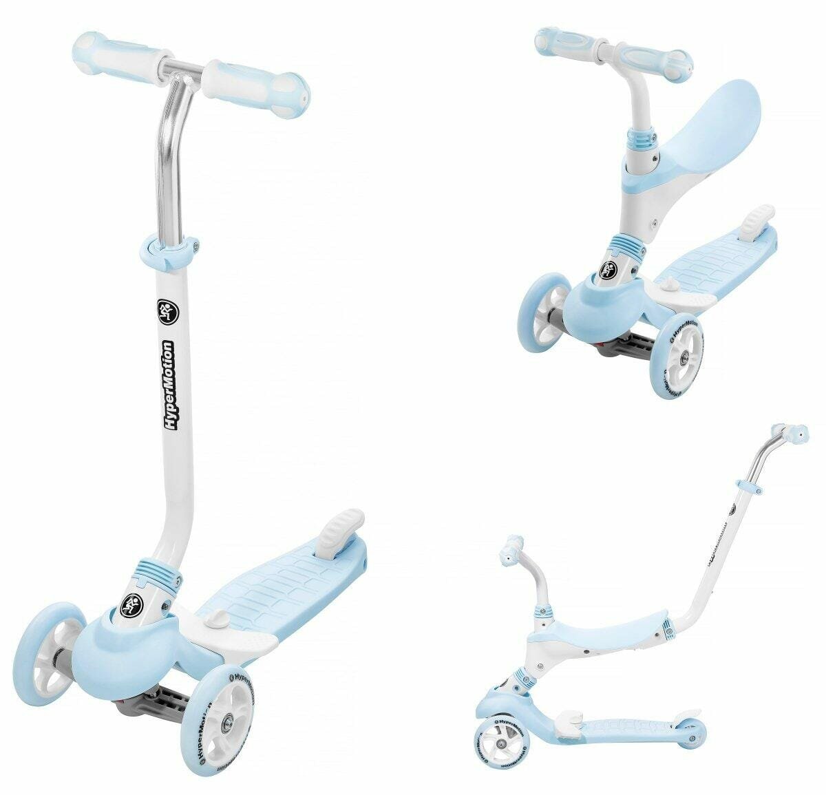 DECATHLON самокат HYPERMOTION 5в1 evolution, розовый, 50 кг