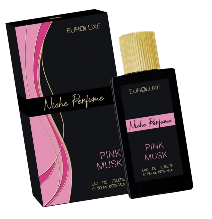 Евролюкс Пинк Маск туалетная вода 50 мл для женщин - Euroluxe Pink Musk парфюм с нотами мускуса
