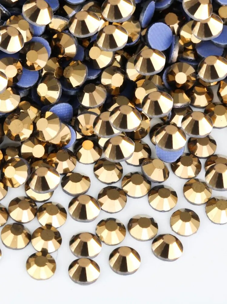 1440 штук стразы Gold DMC Термическое восстановление стразов Для изготовления одежды, обуви, сумок, чехлов для телефонов и декоративных элементов своими руками