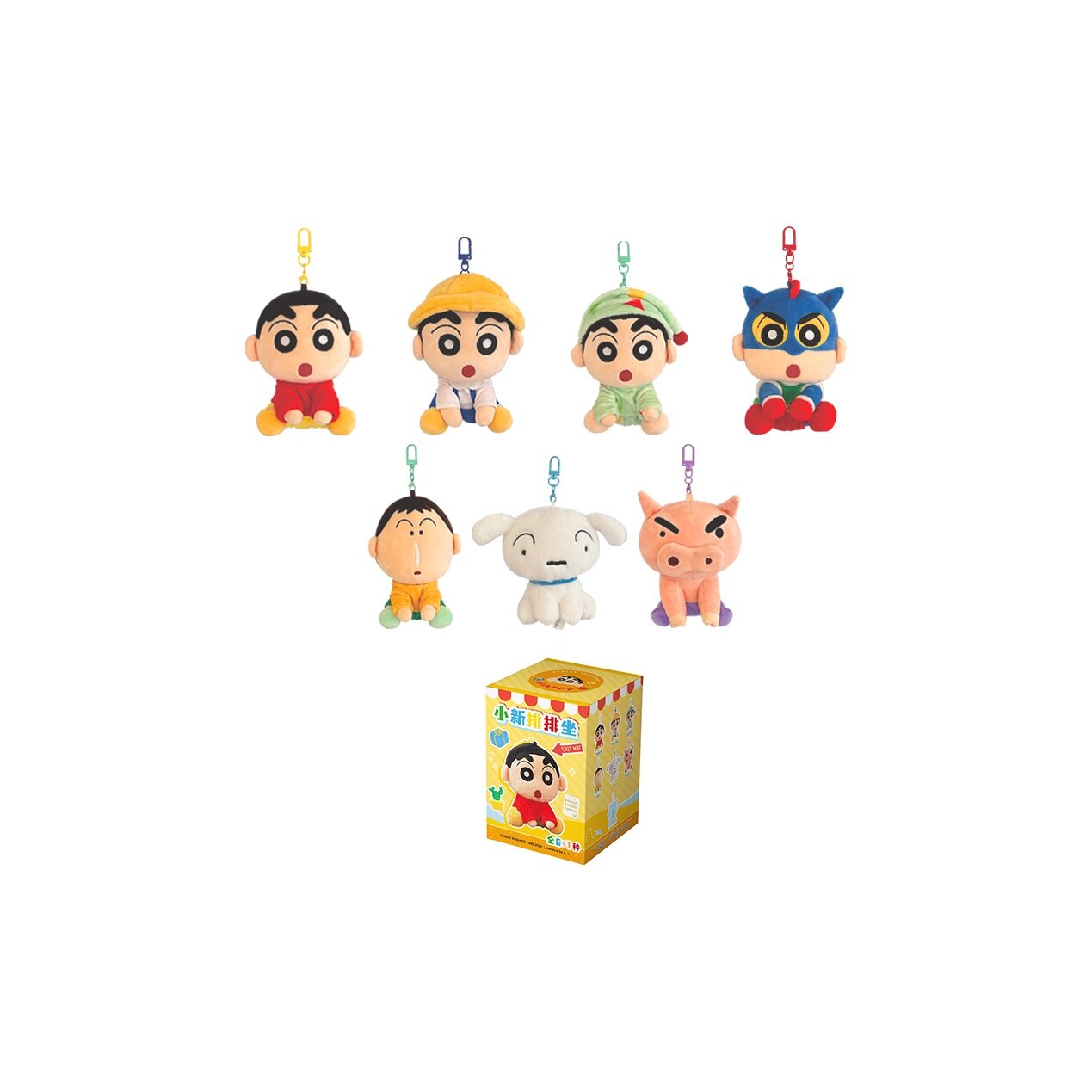 Фигурки-сюрпризы Crooked Melon Production x Crayon Shinchan