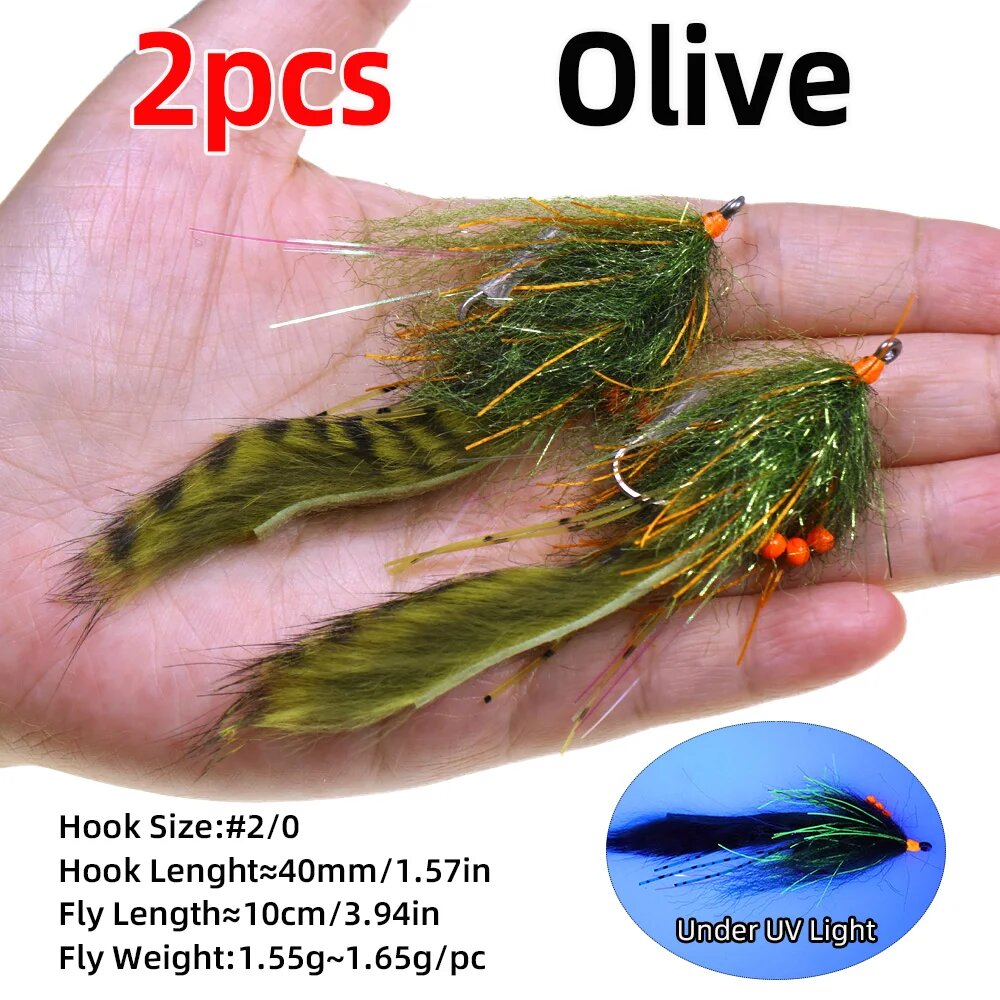 2шт. Рыболовная мушка Olive