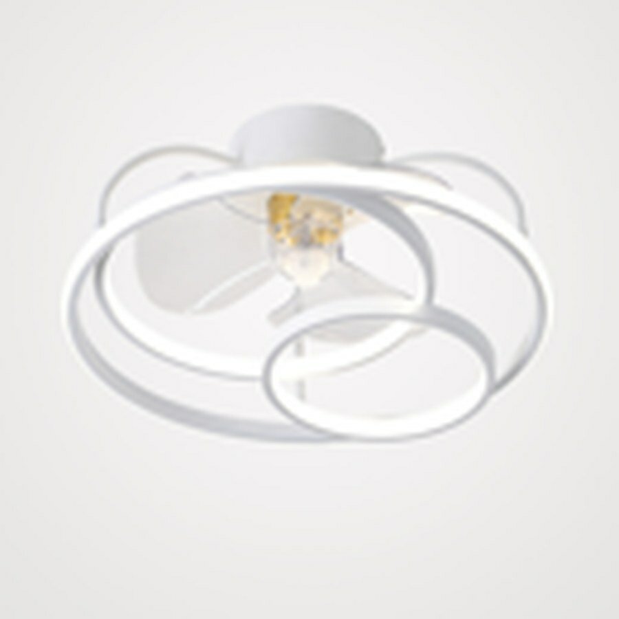 Led люстра с вентилятором 8765-500 (белая) (2.4G - пульт)