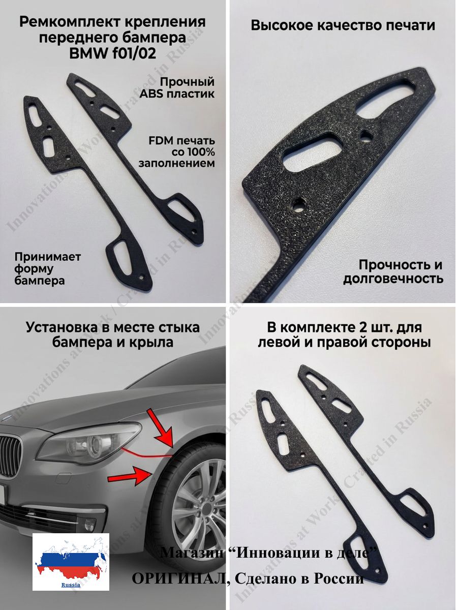Ремкомплект переднего бампера BMW F01/02