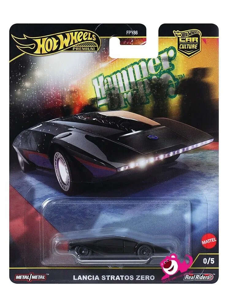 Машинка коллекционная Mattel Hot Wheels Lancia Stratos Zero, серия Car Culture