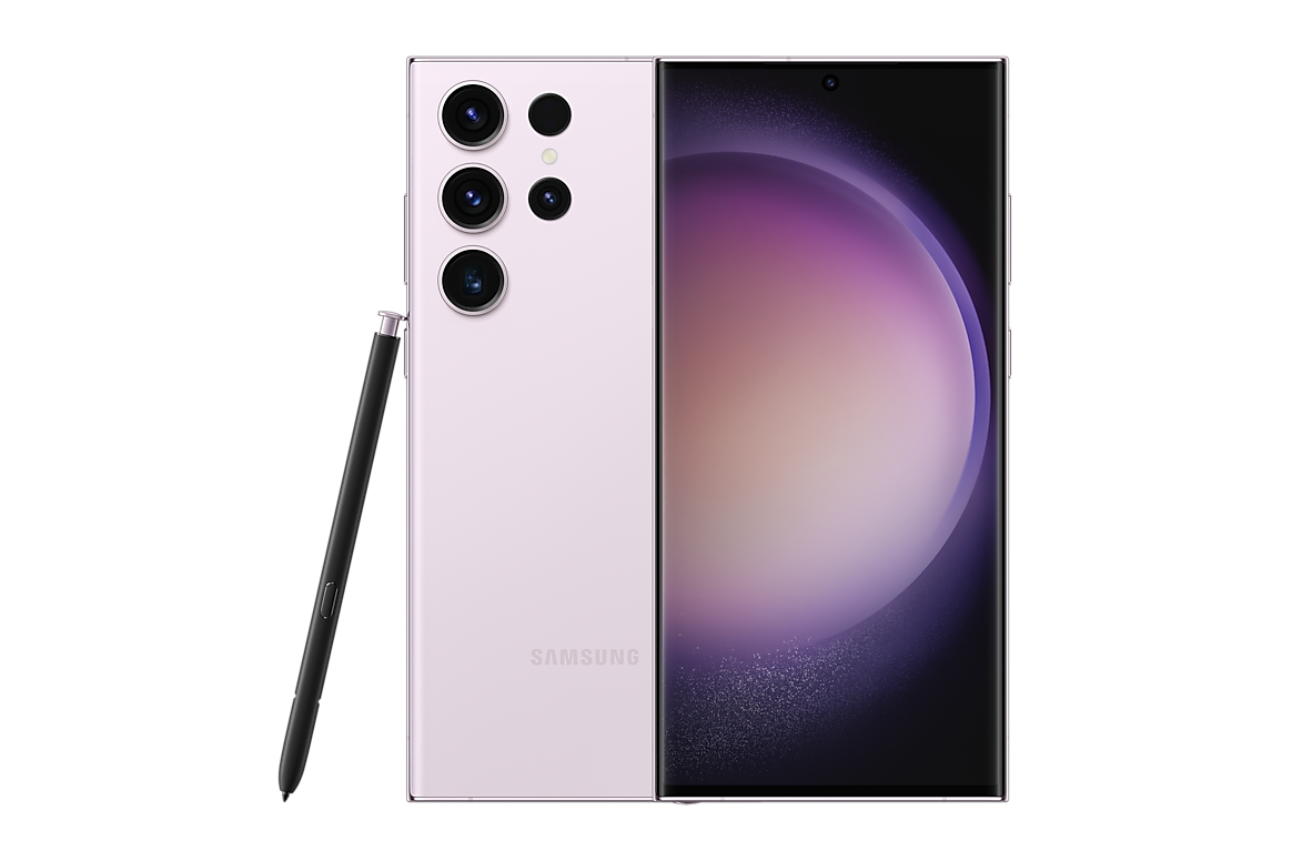 Смартфон Samsung Galaxy S23 Ultra 12/256Gb Lavender 200МП 5G (Global) SM-S918B