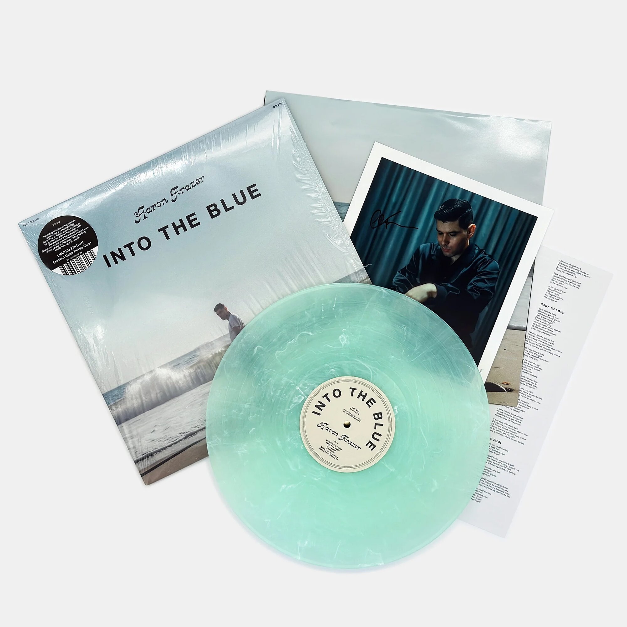 Aaron Frazer - Into The Blue - Frosted Coke Bottle Green Clear LP - новая виниловая пластинка