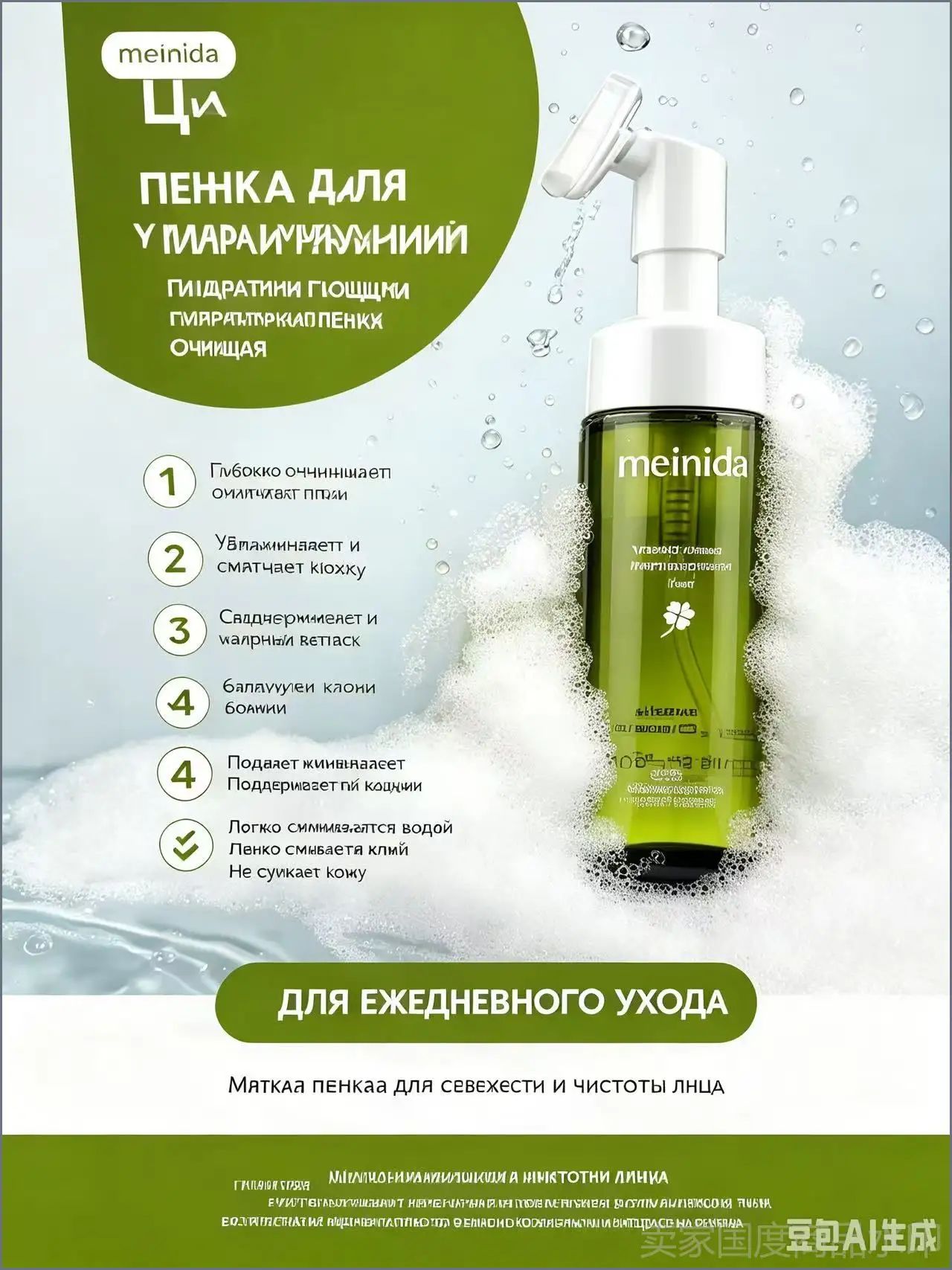 Циновит Пенка для умывания лица от прыщей, для проблемной, жирной и комбинированной кожи, 150 мл
