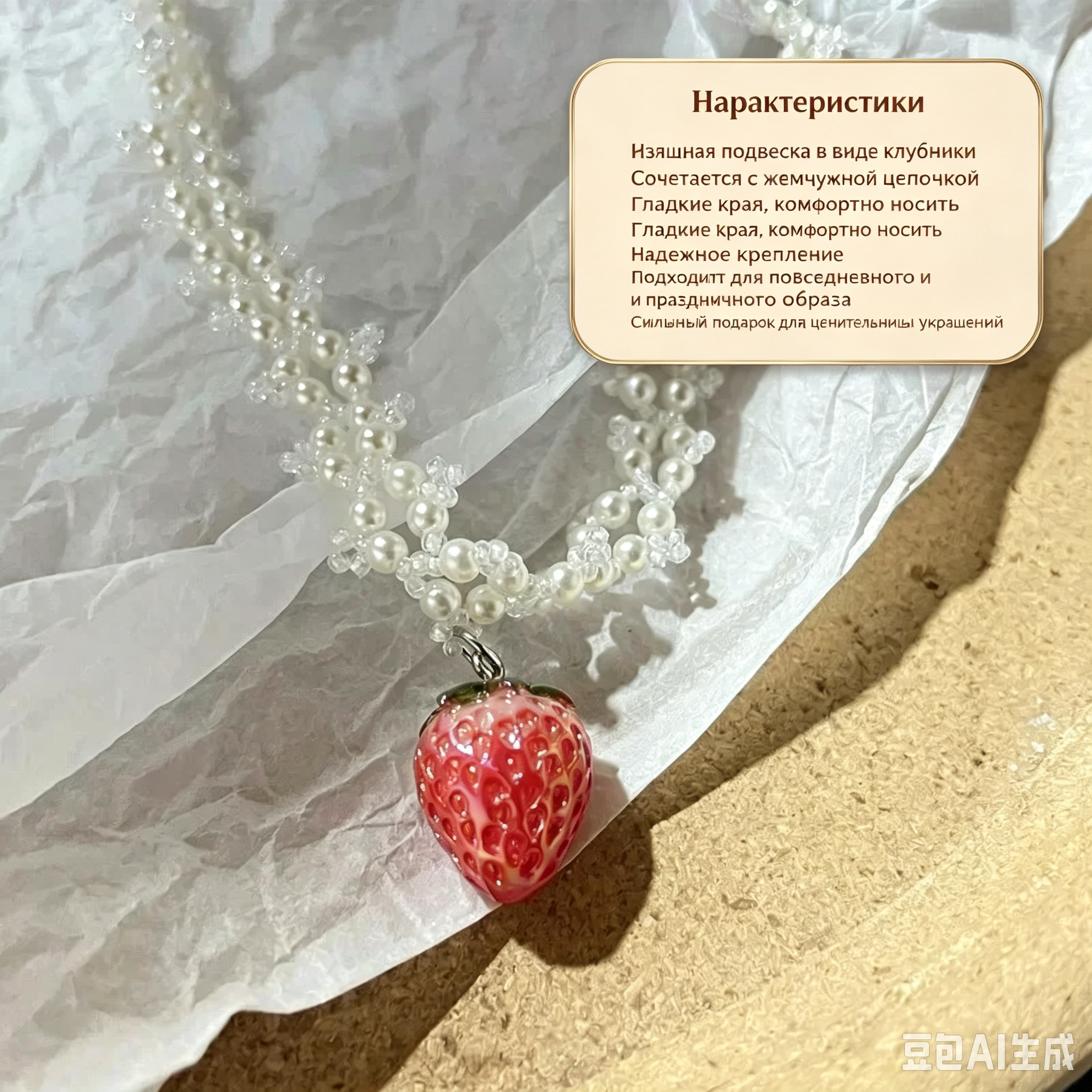 Подвеска, Swarovski Zirconia