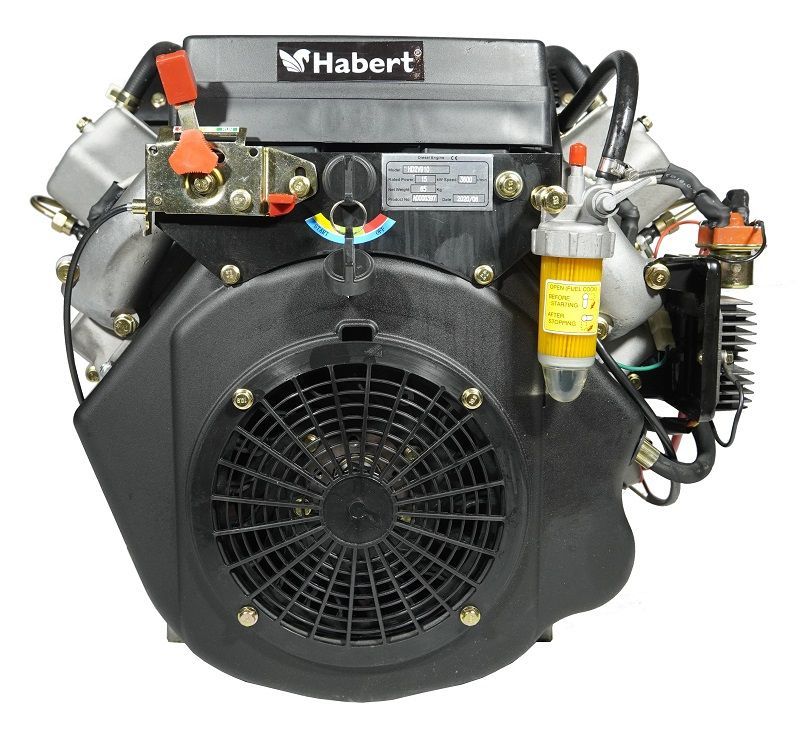 Habert Двигатель дизельный KM2V80A D36 мм 20А