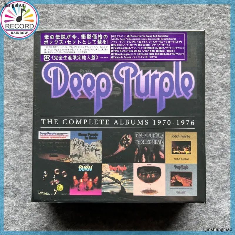 CD Deep Purple Complete Album 1970-1976 10-CDs Box Set запечатанный совершенно новый альбом