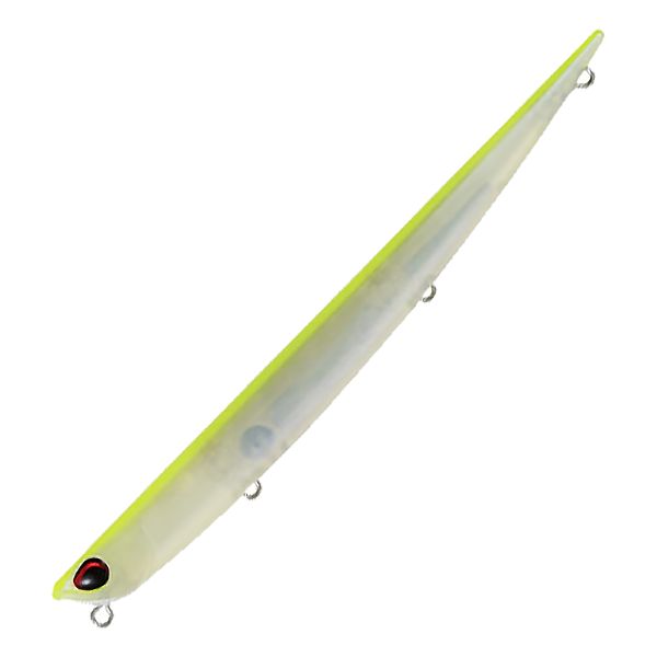Воблер DUO Bay Ruf Manic Slow 135 #CLB0230 Ghost Pearl Chart, медленно тонущий, 16 г.