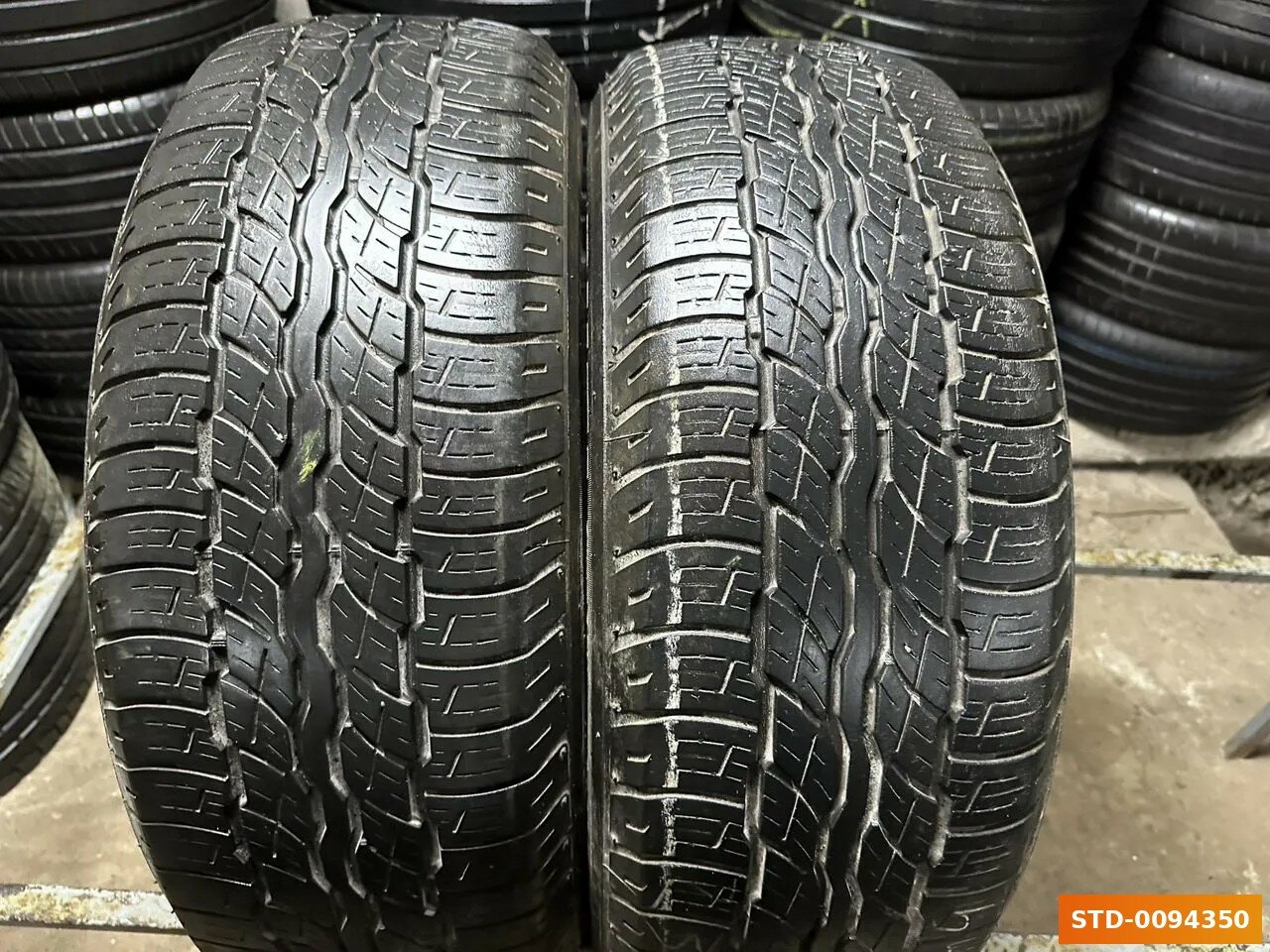 Комплект (2 шт) летних БУ шин Bridgestone Dueler H/T 687 235/55 R18 30% износ 8054979616
