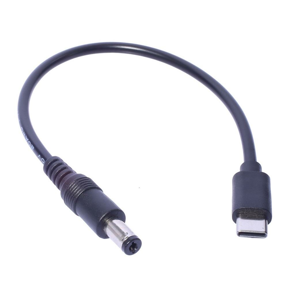 Кабель зарядный Type C – DC 5.5x2.1 мм, 20 см, 5.5x2.1 мм