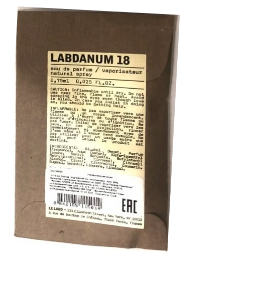 Ле Лабо Лабданум 18 миниатюра 0.75 мл парфюм для мужчин и женщин / Labdanum 18