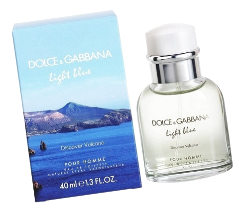Мужской парфюм Dolce & Gabbana Light Blue Vulcano Homme 40 мл - Лайт Блю Дискавер Вулкано Пур Хом
