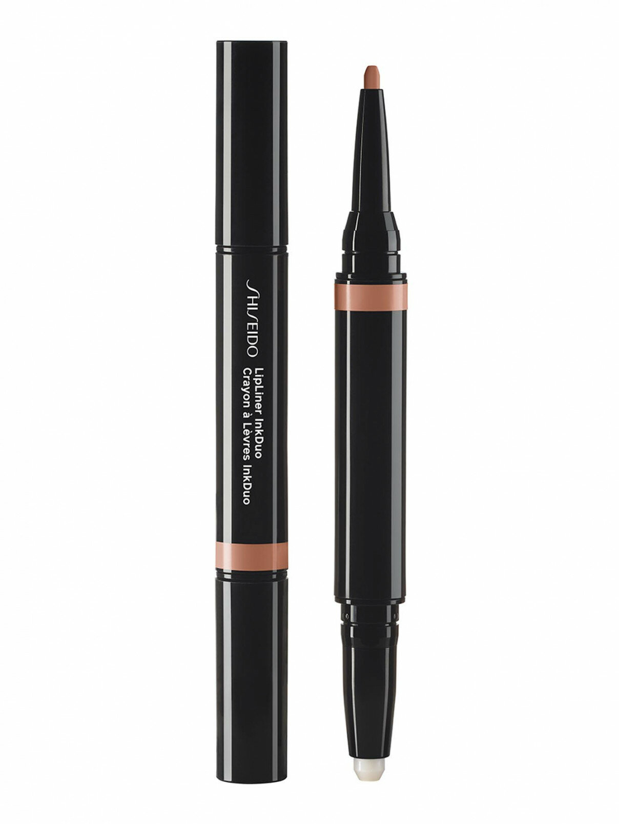 Shiseido Автоматический карандаш-праймер для губ InkDuo, оттенок 02 Beige