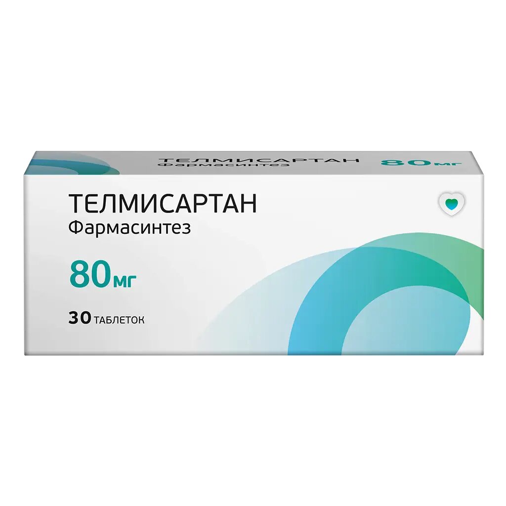 Телмисартан Фармасинтез таблетки 80 мг 30 шт