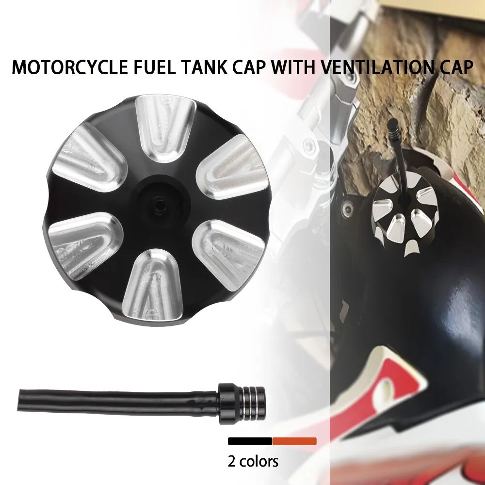 Крышка бензобака для KTM EXC/XC/SX, CNC алюминий, с вентиляционной трубкой