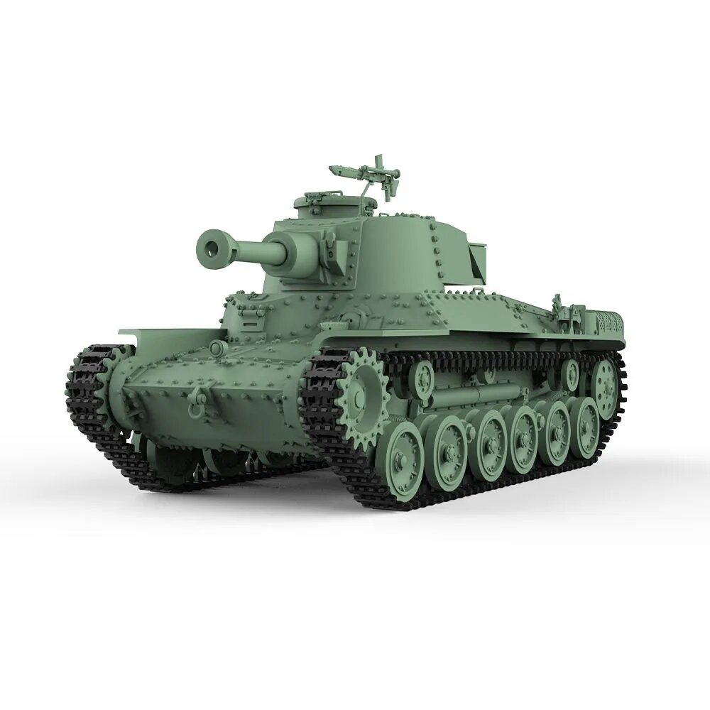 1/72 Модель военного танка - японский короткий 12-сантиметровый самоходный артиллерийский танк