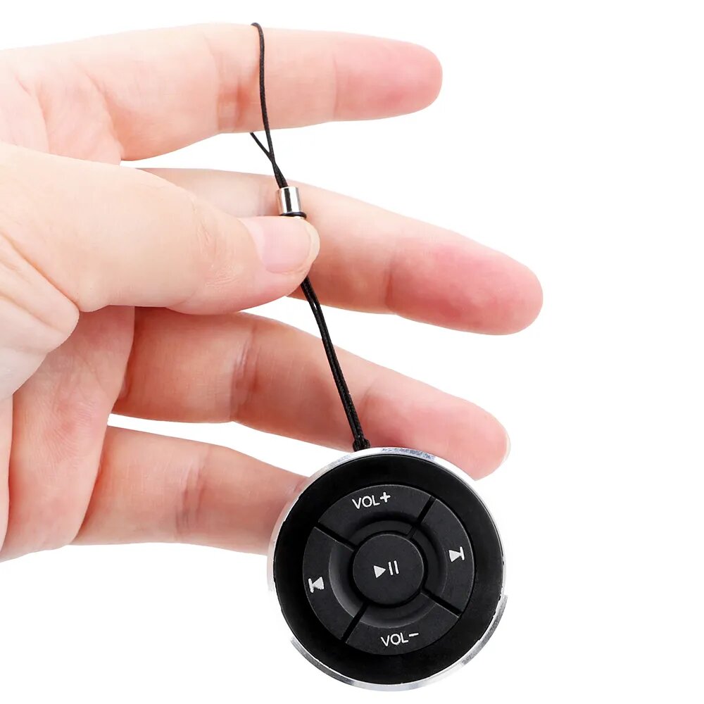 Автомобильный Bluetooth-контроллер для руля, беспроводное управление музыкой, громкостью, треками — фото 1