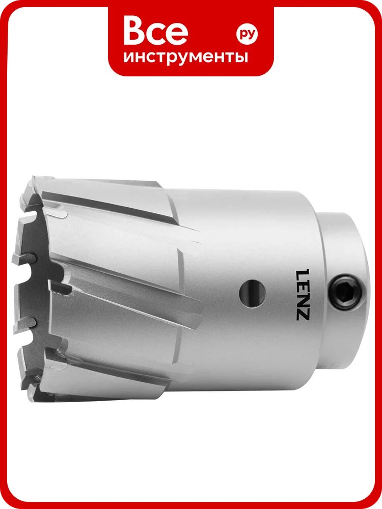 Коронка с твердосплавными напайками LENZ 48x55 мм LZCM-048 R