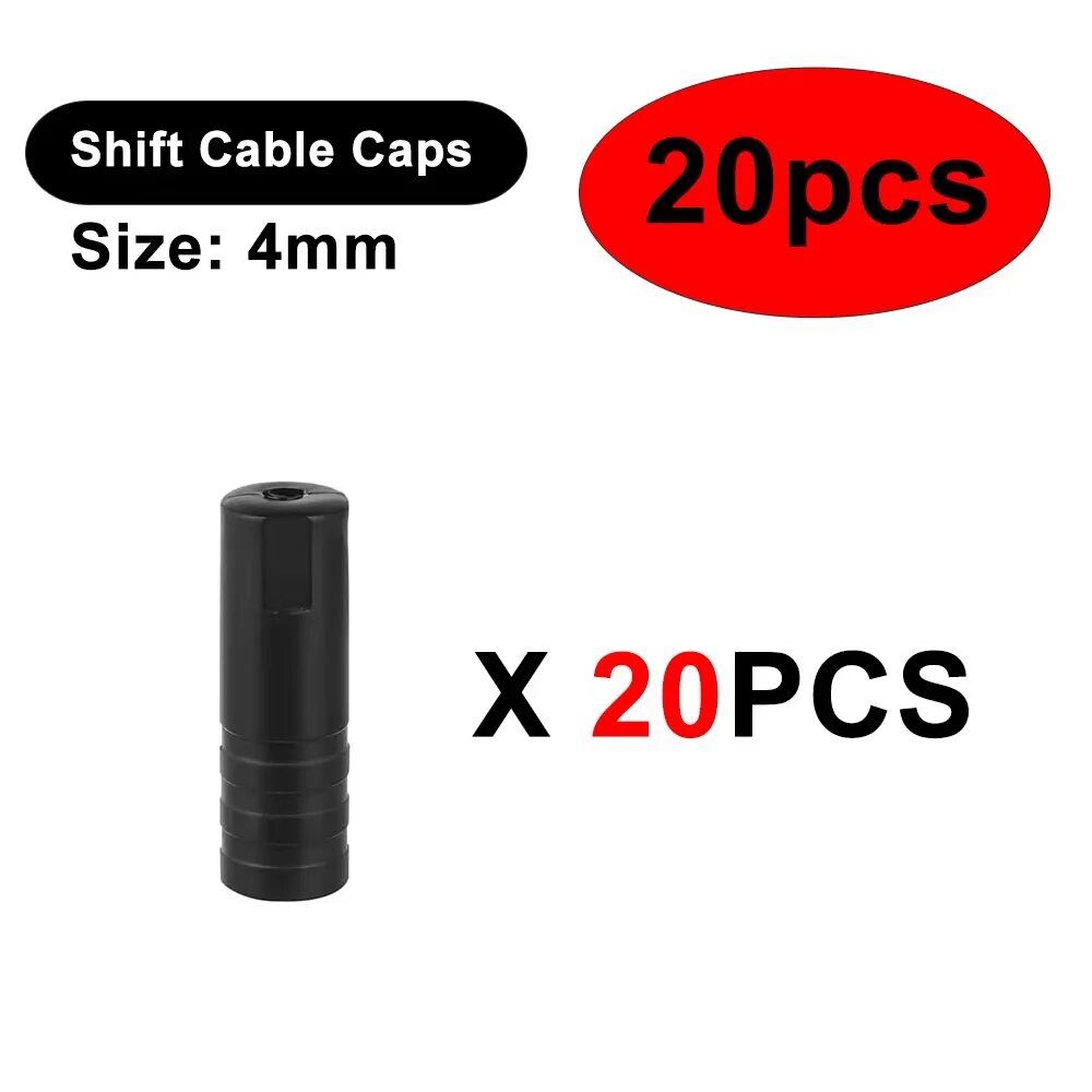Заглушки для тросов велосипедных 20/50/100 шт. 20pcs-4mm Shift