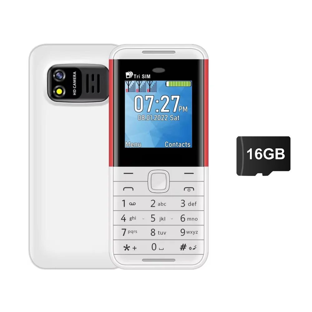 Мобильный телефон SERVO BM5310, Белый, 16GB TF card