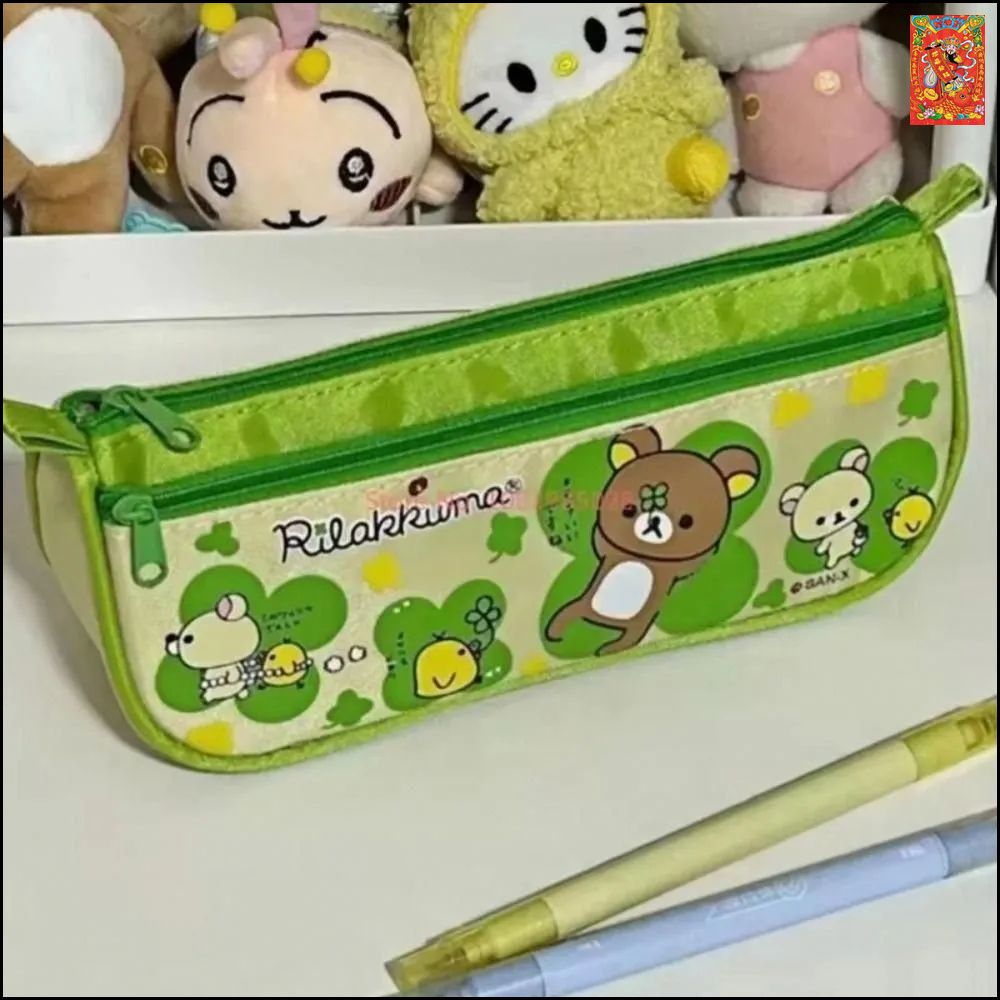 Детская школьная сумка Rilakkuma, для канцелярских принадлежностей, 1 шт.