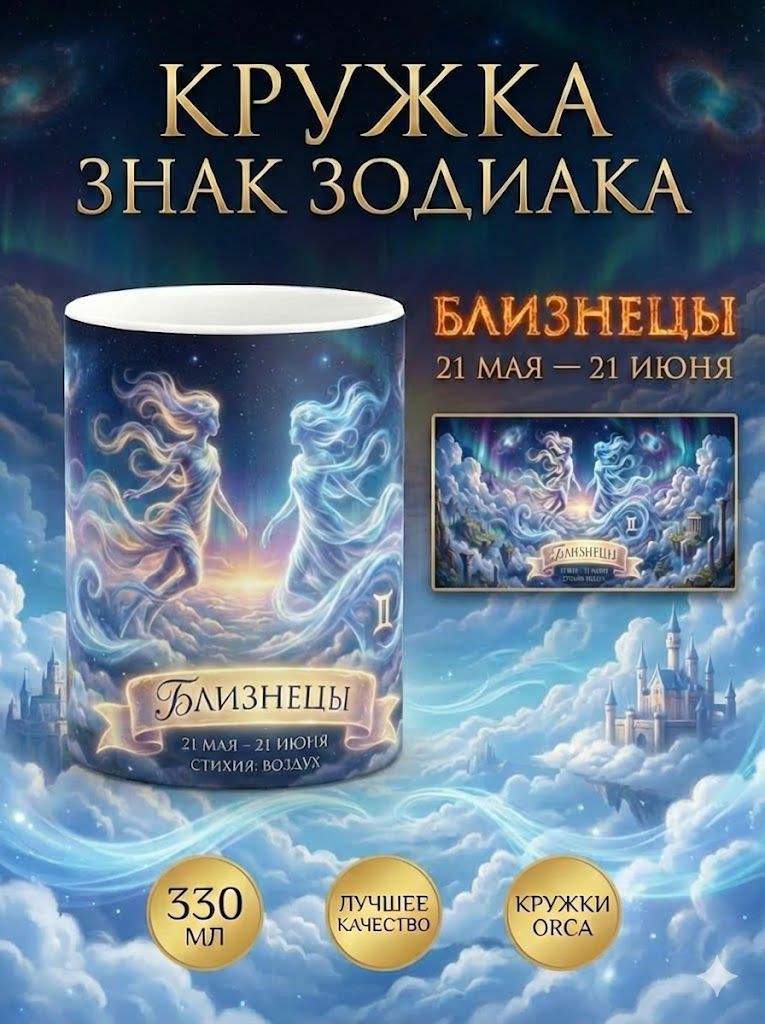 Кружка Знак Зодиака Близнецы