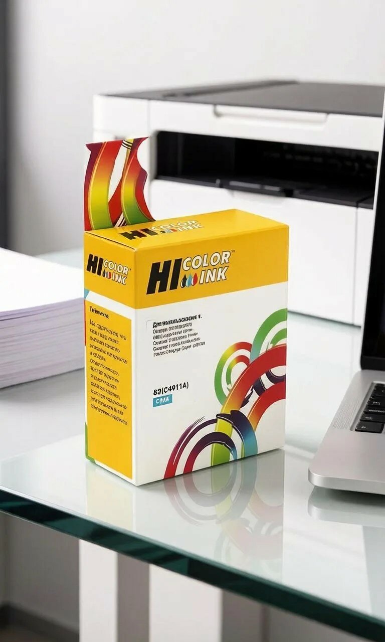 Картридж струйный Hi-Black (HB-CH565A) для HP DJ 510, №82, цвет черный